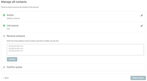 How To Delete One Or Multiple Contacts Esendex Support