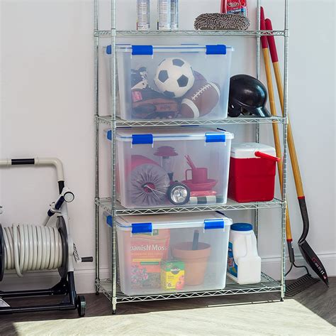 Iris Usa 70 Quart Weatherpro Plastic Storage Box With Durable Lid And