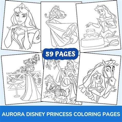 Printable Aurora Disney Princess Coloring Pages Magical Art Adventure