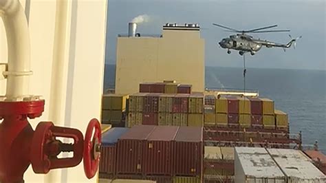 Iranian Navy Seizes Israel Linked Container Ship Amid Escalating