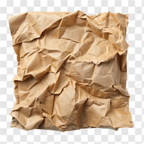 Wrinkled Brown Paper Sheet Wrinkled Paper Brown Paper Crumpled Paper