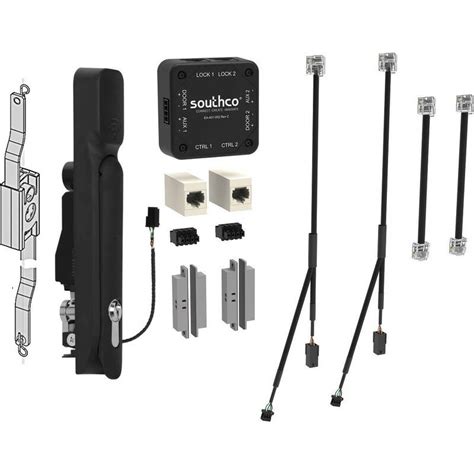 546 Sco Kt1 Dc Rack Southco Lock Kit 1 Handle With Interconnect Box