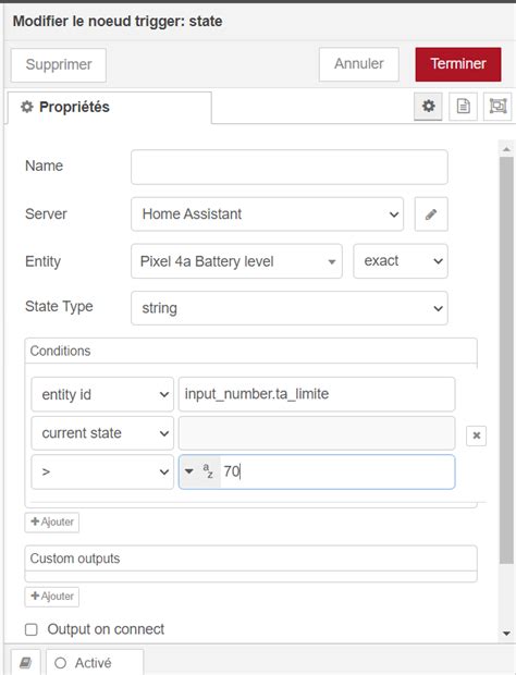 NODE RED Condition D Une Valeur De Variable Input Number Entraide Home Assistant Home