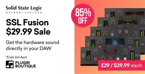 Save 85 On Ssl Fusion Series Plugins By Solid State Logic
