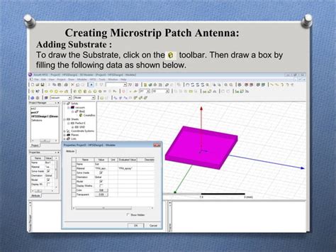 Hfss Microstrip Patch Antenna Analysis And Design