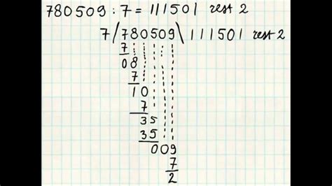 Delen 9 Staartdeling Met Rest YouTube