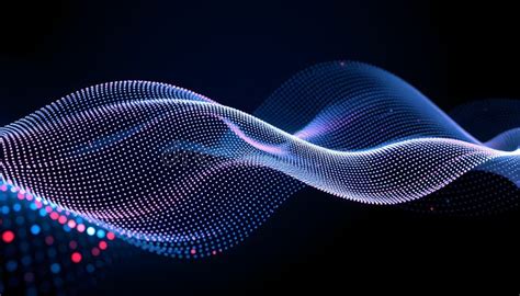 colorful wave patterns in dynamic motion create a captivating visual