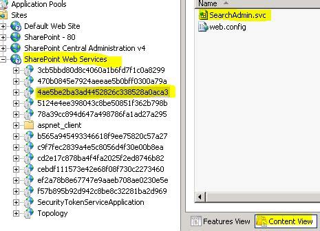 Troubleshoot SharePoint Service Application Website Issue From IIS