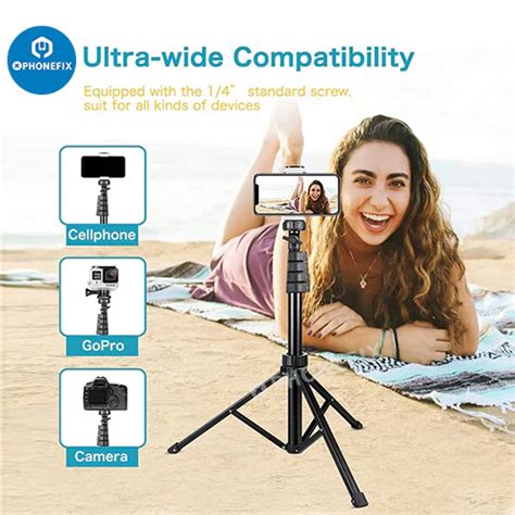 Phone Live Streaming Selfies Tripod Stand With Ith Wireless Remote