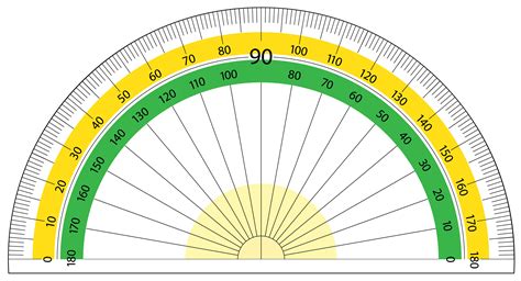 Protractor On White Background Vector Art At Vecteezy Protractor On White Background Vector Art At Vecteezy