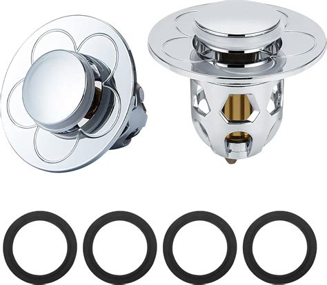 Lot De 2 Bouchons De Vidange Universels En Acier Inoxydable Filtre De