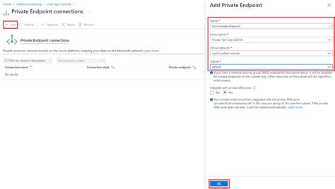 使用私人端點整合 azure functions 與虛擬網路 microsoft learn