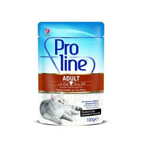 Proline Dana Etli Pouch Kedi Maması 100 Gr - Vitamido