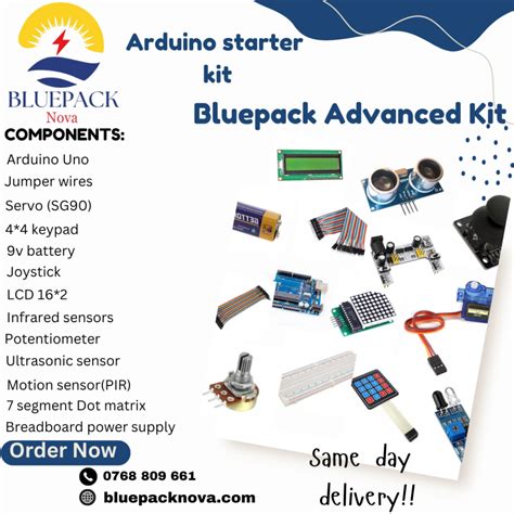 Bluepack Advanced Starter Kit Arduino Starter Kit Bluepack Nova