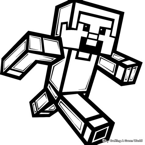 Minecraft Character Coloring Pages 2025