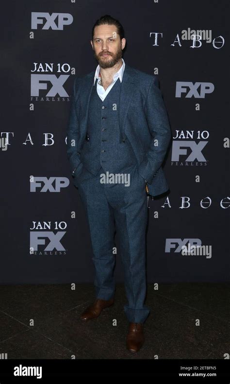 Tom Hardy At Fxs Taboo La Premiere Held At Dga Theater On January 09