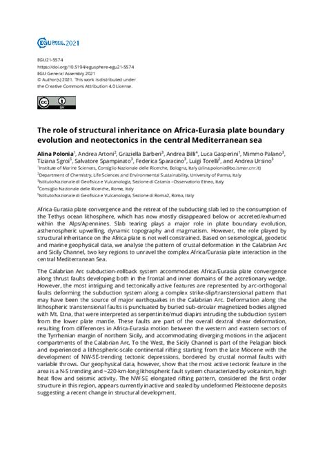 Pdf The Role Of Structural Inheritance On Africa Eurasia Plate Boundary Evolution And