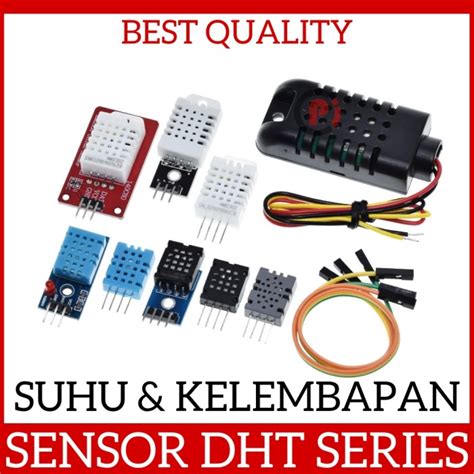Jual Sensor Suhu Dan Kelembapan Udara Dht 11 21 22 Dht11 Dht22 Dht21