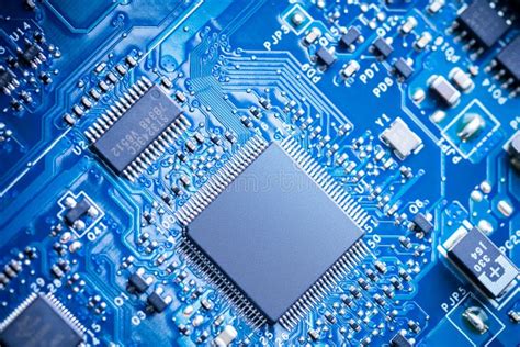 Computer Chips Close Up Stock Image Image Of Tech Macro 87628957