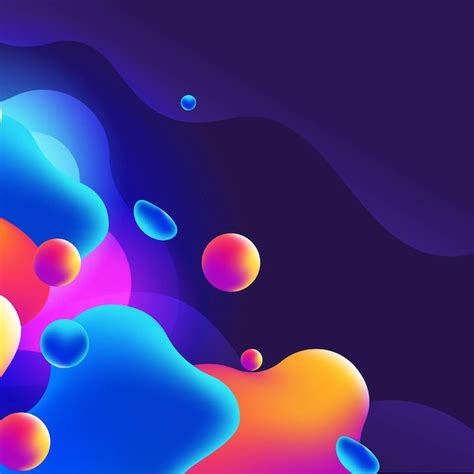 Premium Photo Modern Liquid Gradient Colors Abstract Background