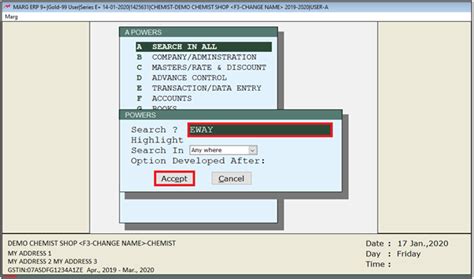 How To Allow Bill Modification For User After Generating E Way Bill In Marg Software