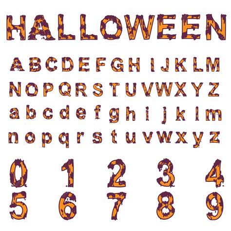 Premium Vector Display Font Candle Drop For Halloween Spooky