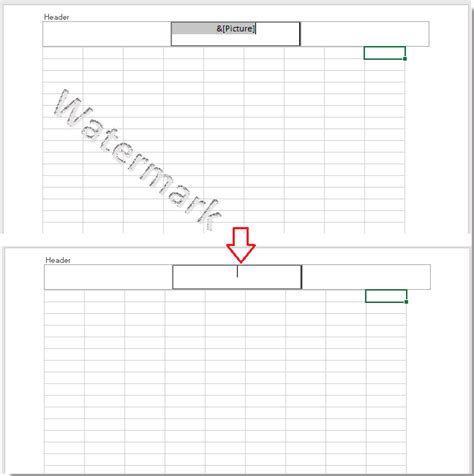 How To Quickly Remove Watermark In Excel