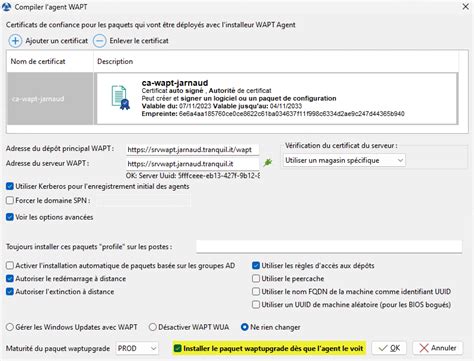 3 Upgrade Wapt Server Wapt Documentation