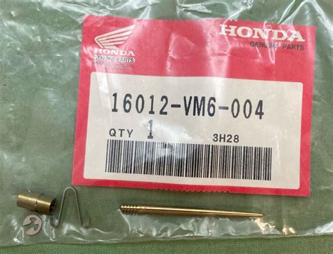 new genuine honda 16012 vm6 004 needle set jet merica powersports