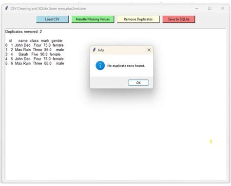 Build A Csv Cleaning And Sqlite Saver Tool With Python Tkinter And