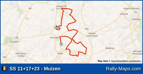 Ss 111723 Muizen Stage Map Haspengouwrally 1985 Erc 🌍 Rally