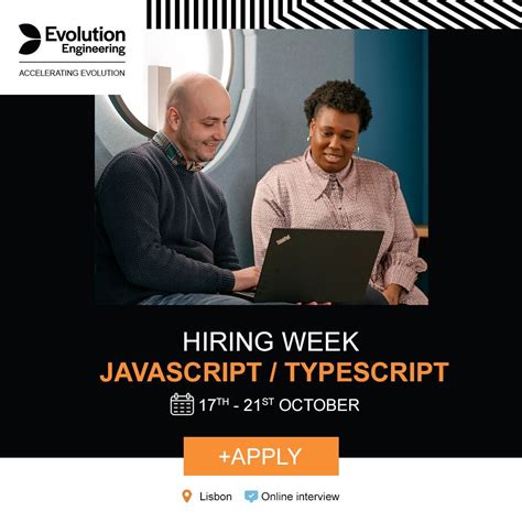João Freitas On Linkedin 📢 Javascripttypescript Hiring Week Is Back To Evolution Engineering Hub