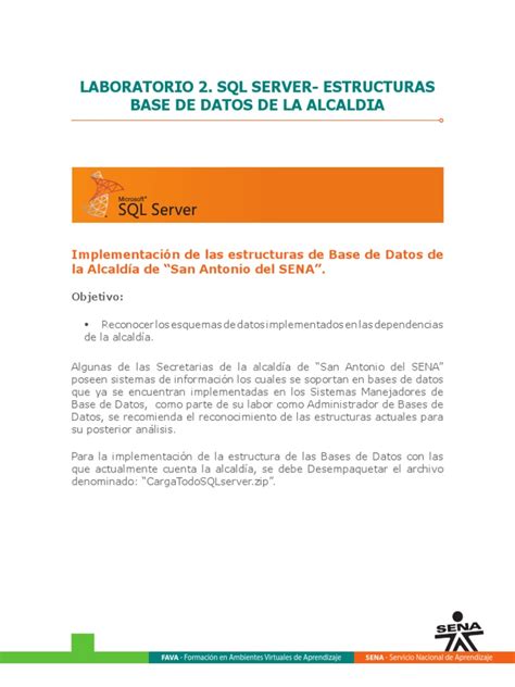 Sql Estructura Pdf Pdf Servidor Sql De Microsoft Tabla Base De