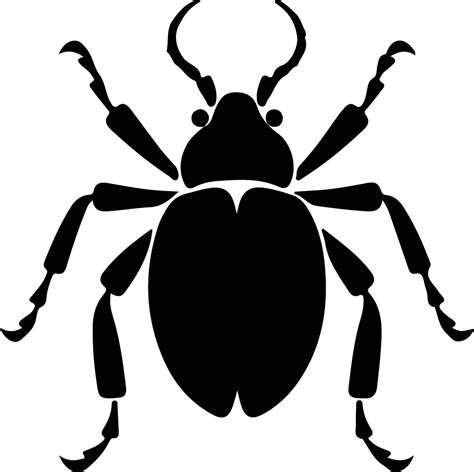 Junebug Black Silhouette 38101397 Vector Art At Vecteezy