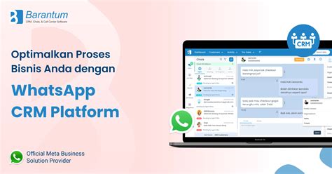 Optimalkan Proses Bisnis Anda dengan WhatsApp CRM Platform