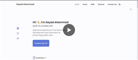 Portfolio Webdevelopment Frontend Github Techjourney Html Css Sayed Ahemmad 12 Comments