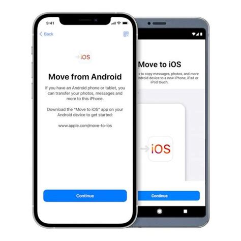 انتقال اطلاعات از اندروید به Ios با نرم افزار Move To IOS