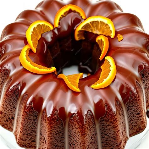 Whole Chocolate Orange Bundt Cake With A Rich Chocolate Glaze And