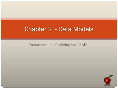 ppt chapter 2 data models powerpoint presentation free download