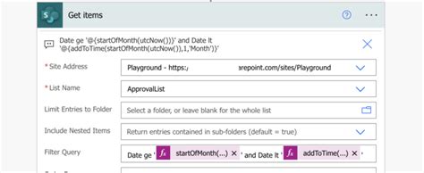 Filter Sharepoint Items With Date In The Same Month In Power Automate