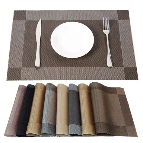 45x30cm Pvc Waterproof Heat Insulation Mat Dinning Table Bowl Dish Pad