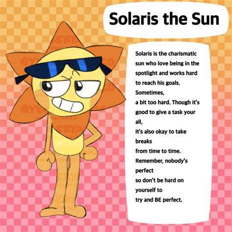My Dandys World Oc Solaris The Sun By Yingeryanged On Deviantart