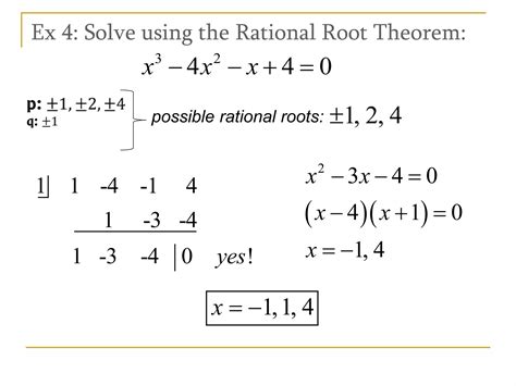 Rational Root Theoremppt