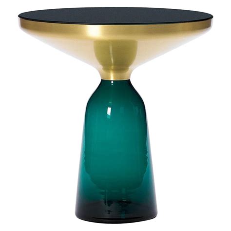 Classicon Bell Side Table In Brass And Amethyst Violet By Sebastian Herkner For Sale At 1stdibs