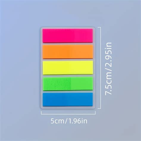 100pcs Portable Practical Sticky Notes For Students Creative
