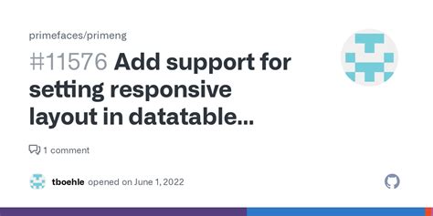 Add Support For Setting Responsive Layout In Datatable Dynamically Issue Primefaces