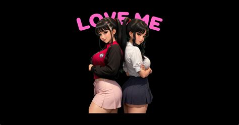 Anime Girl Love Me Beautiful Woman Anime Cosplay Anime Girl Sticker