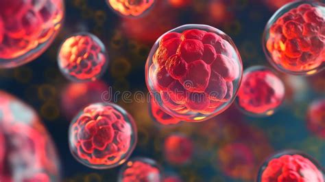 Human Fat Body Tissue Under Microscope View For Physiology Education