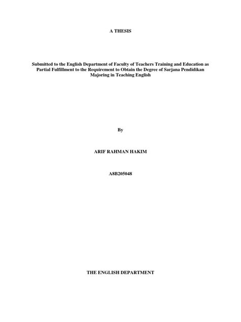 Thesis Download Free Pdf Vocabulary Validity Statistics