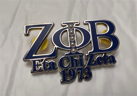 Eta Chi Zeta 1973 Chapter Pin Ilovegreekstuff